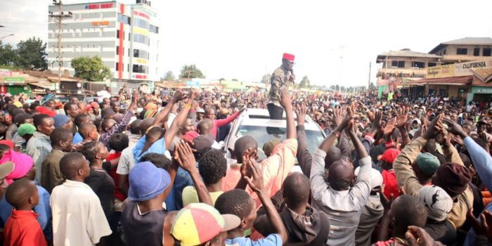Didmus Barasa Kimilili Rally Disrupted by Rowdy Youth - Kenyans.co.ke